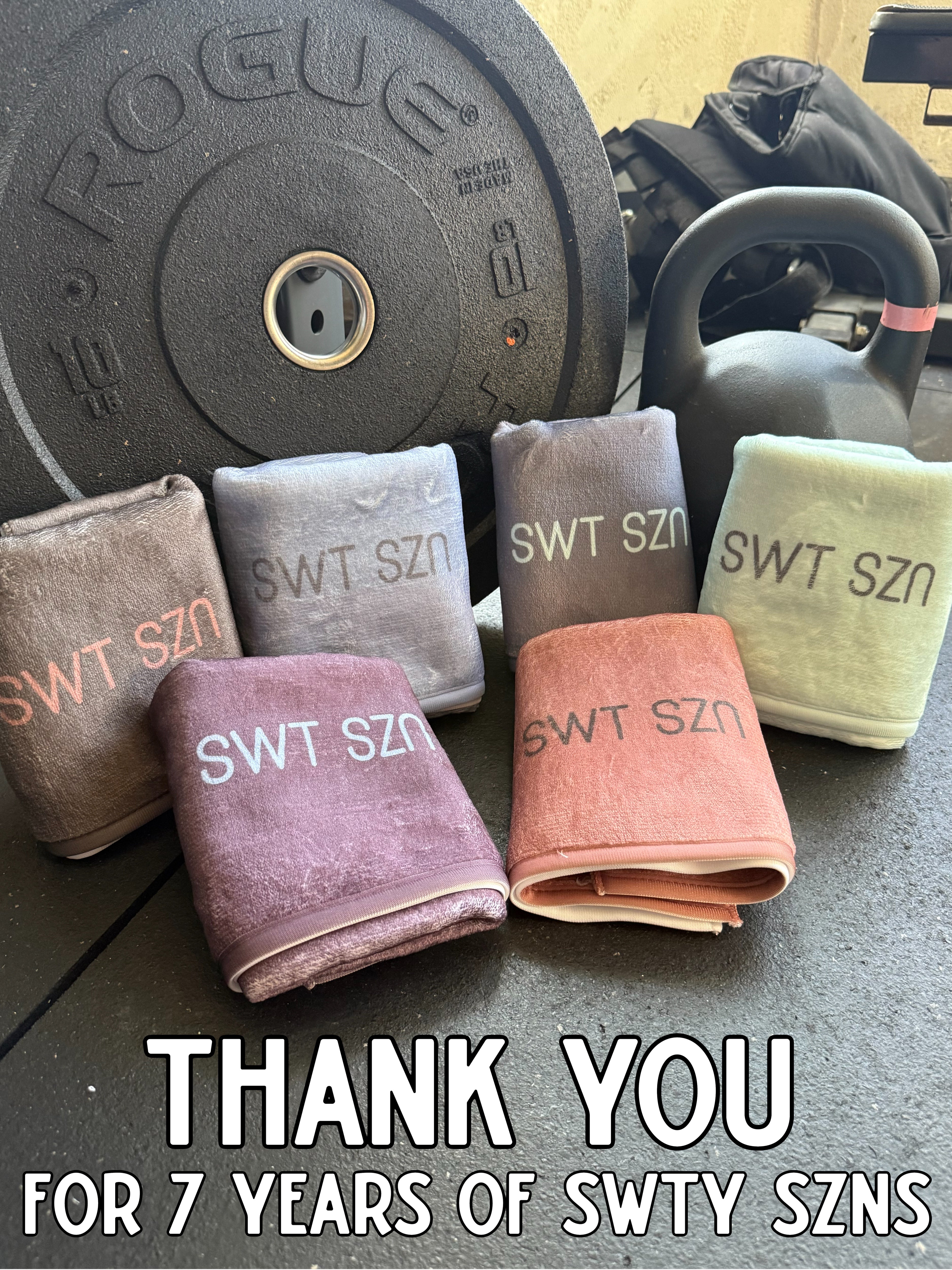7 Years of Sweat, Style & Purpose - New Gym Towel Designs Just Dropped ...