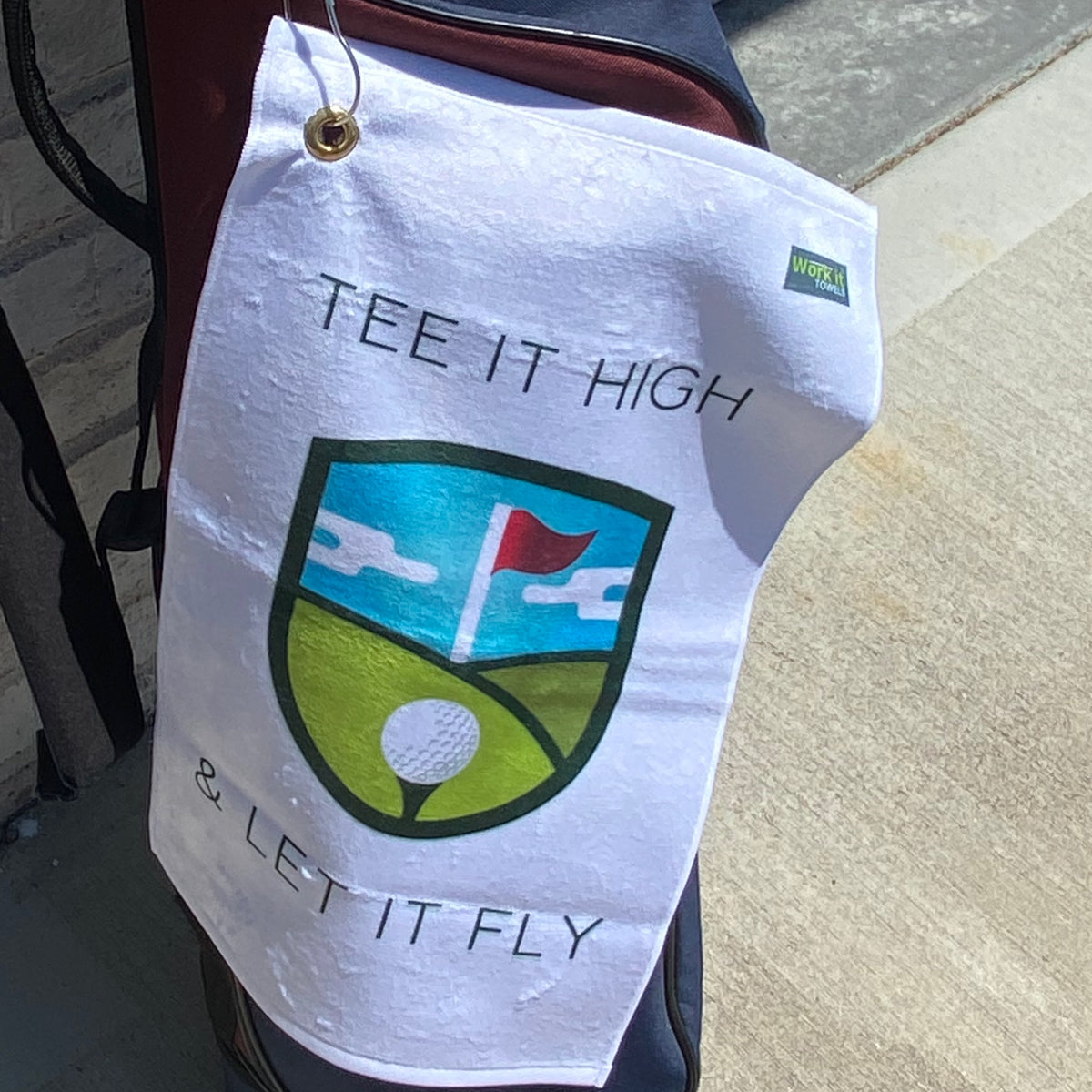 Tee it High & Let it Fly Golf Towel – work it towels